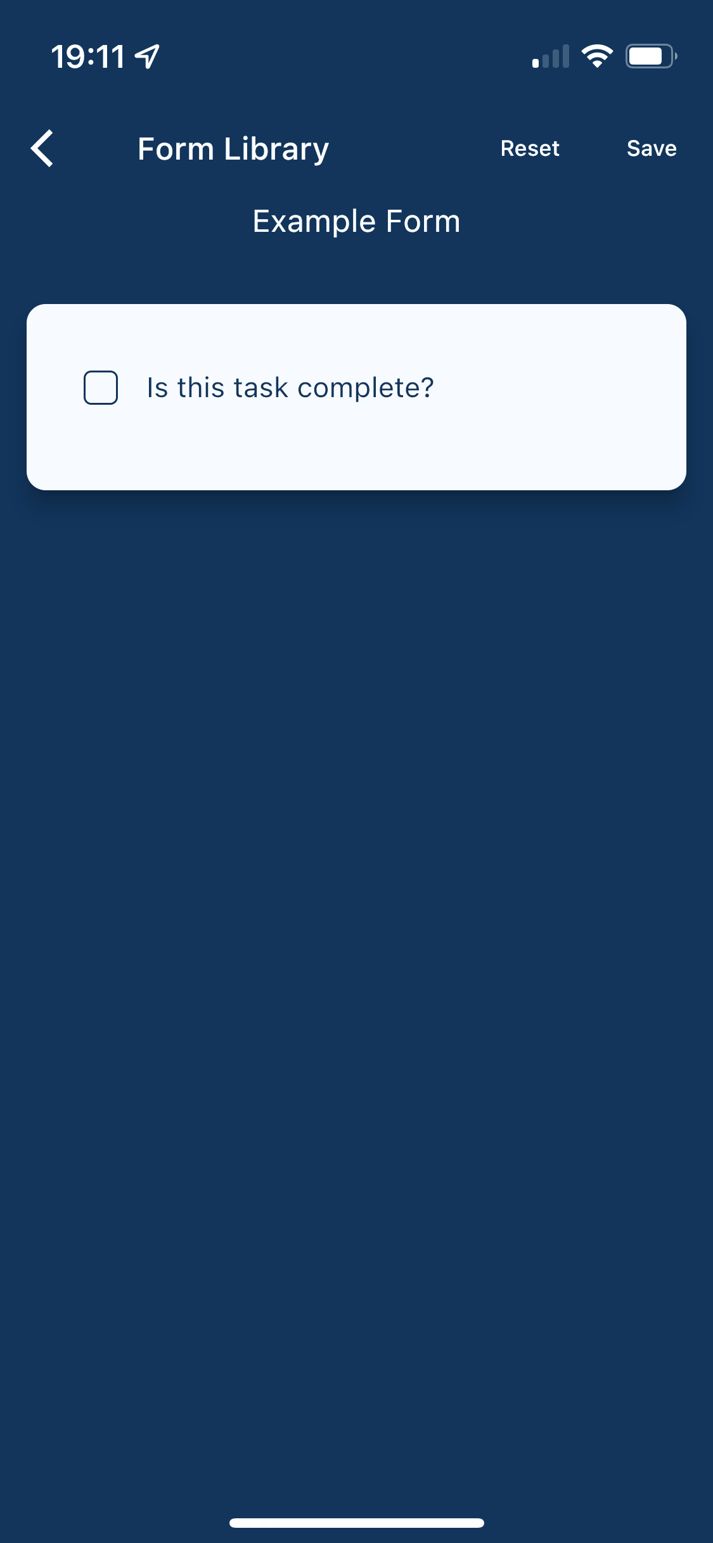 Use the checkbox if your question has a binary response | Eskuad