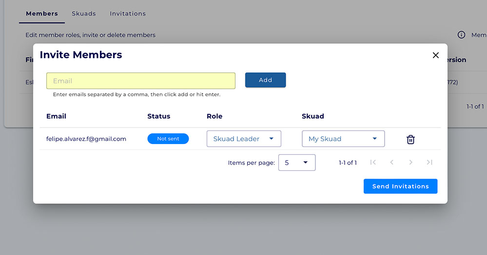 Streamline Team Collaboration: Create and Manage Invitations | Eskuad